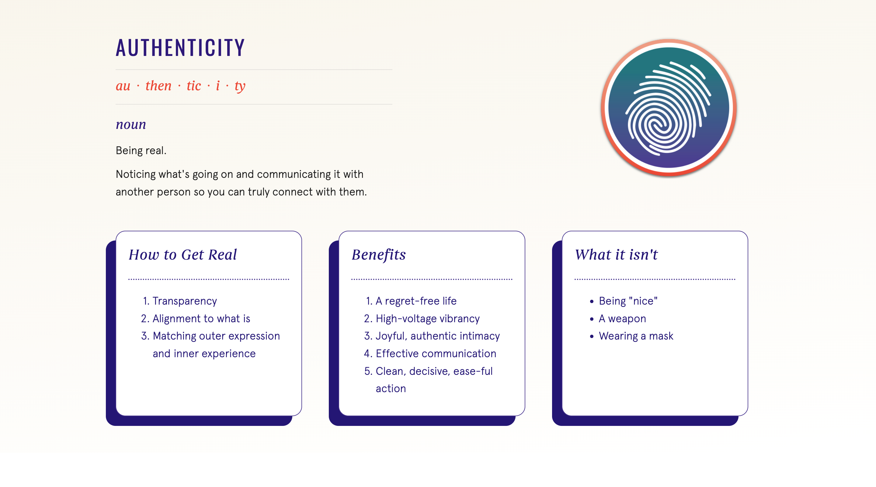 Authenticity - Foundation for Conscious Living